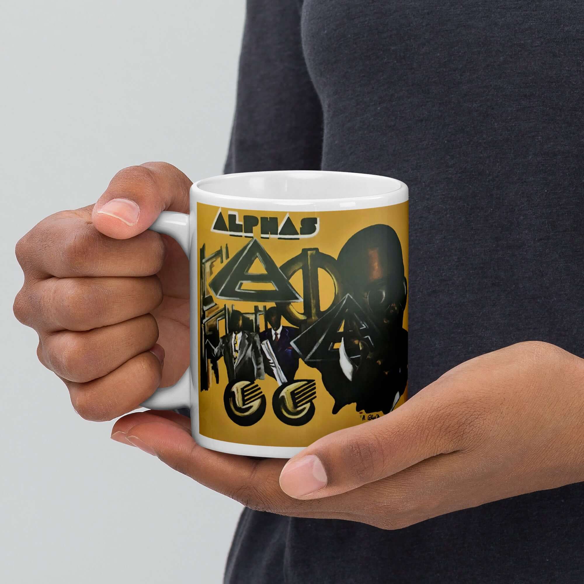 Alpha Phi Alpha Ceramic Mug - Alpha's /Black Art/Brotherhood