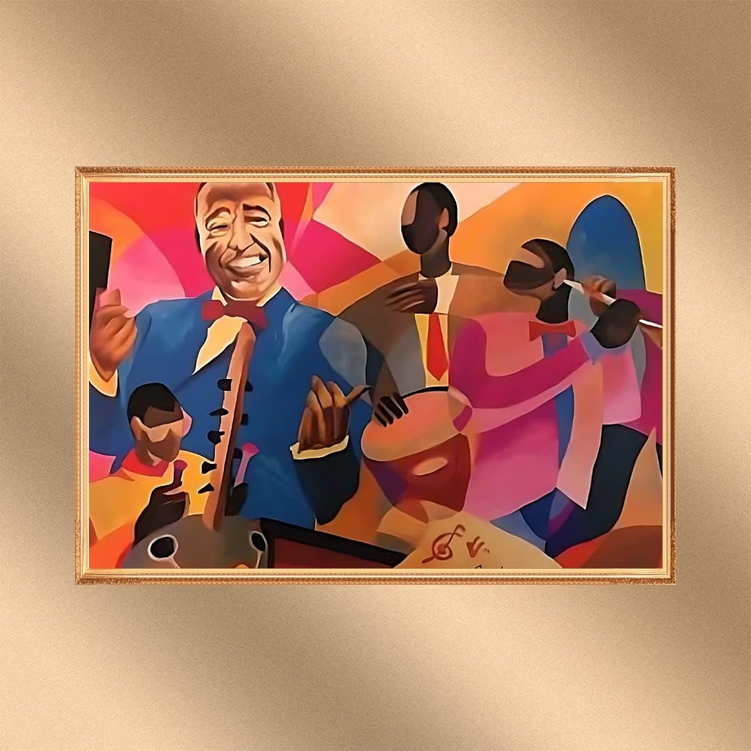 Duke Ellington Wall Art: Black Jazz Art by Taylor Gurley