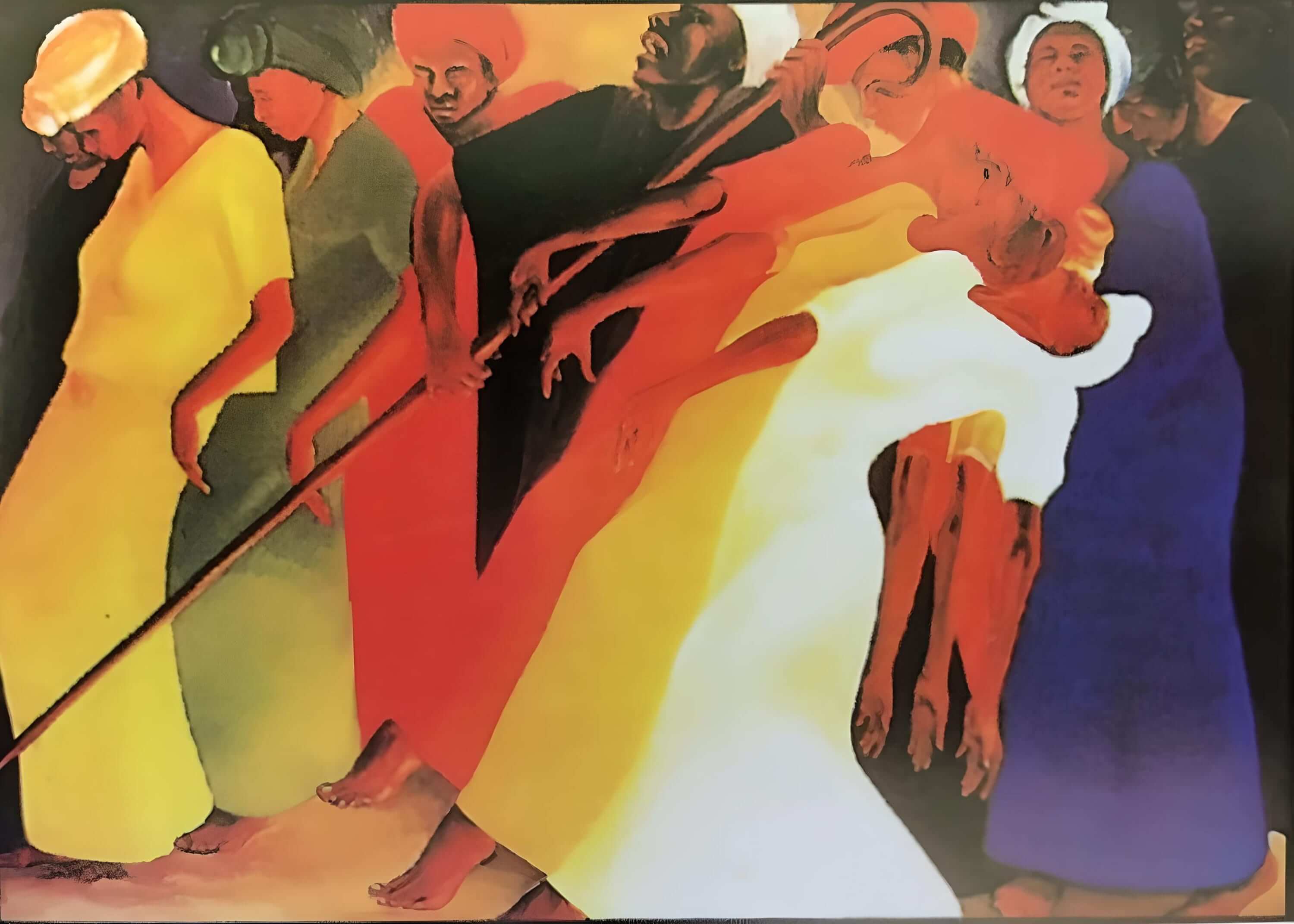 Dancing For The Lord / Black Art / African American Art / Lithograph ...